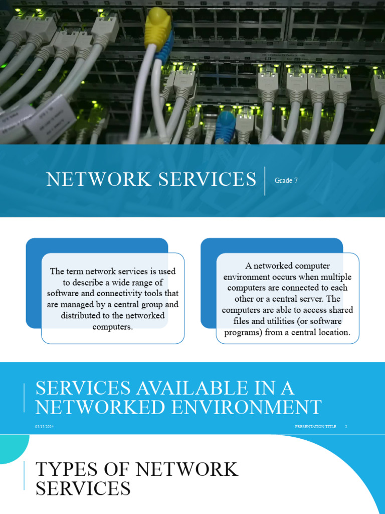 Network Services - Grade 7 | PDF | Computer Network | User (Computing)