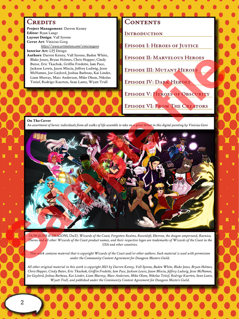 Marvelous Archetypes (Full)-Sample | Download Free PDF | Dungeons & Dragons