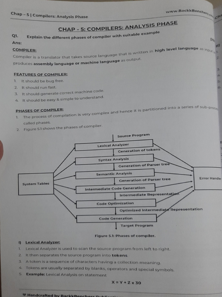compiler -analysis phase | PDF | Compiler | Linguistics