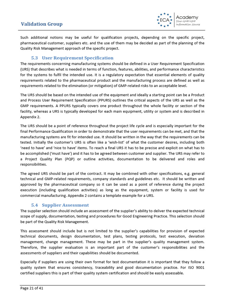 Microsoft Word - ECA - Integrated - QV - GPG - Draft - 04 GTM Accept ...