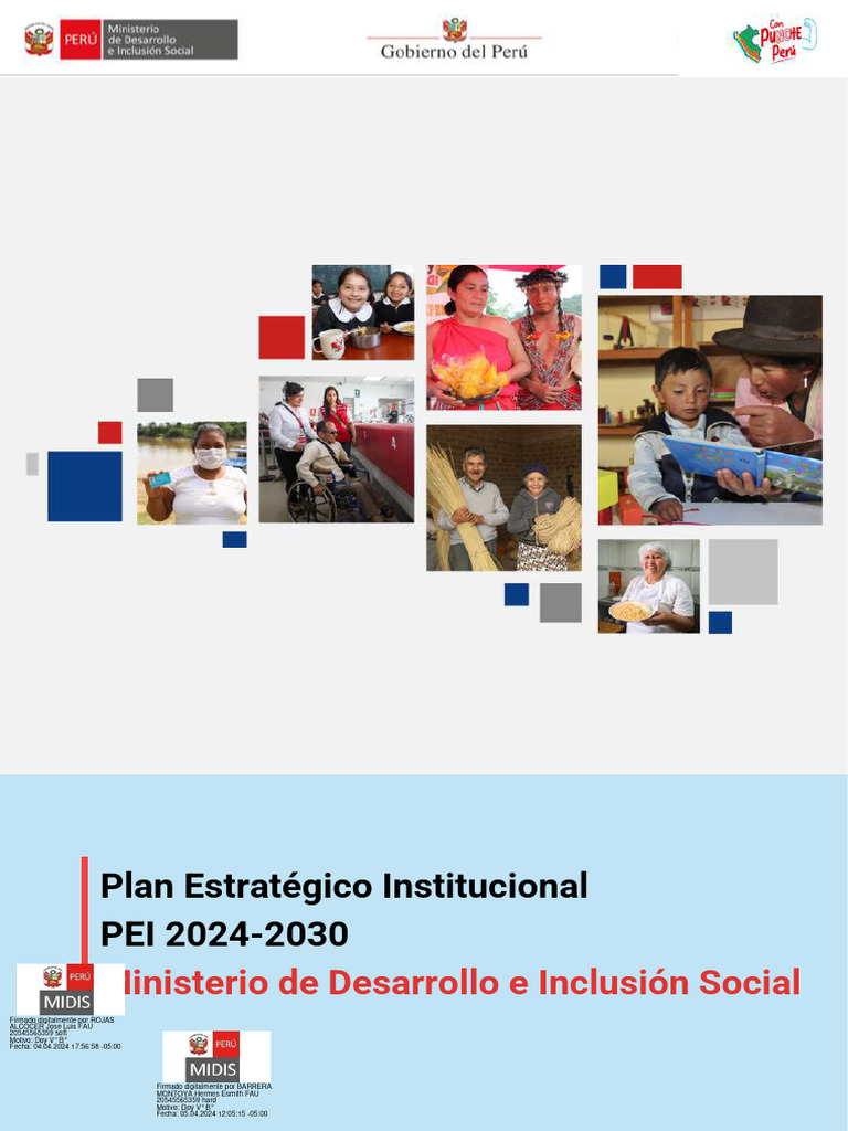 ANEXO - RM - 060 - 2024 - Midis - Nuevo PEI 2024-2030 2) | PDF | Pobreza | Pobreza e indigencia