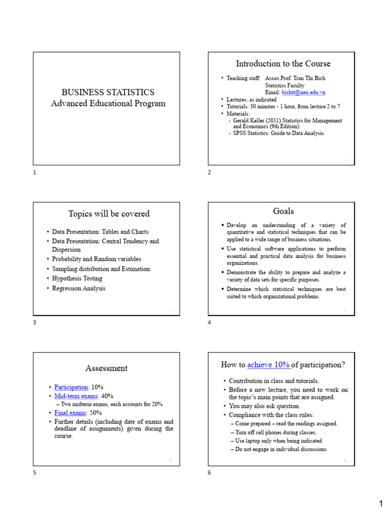 Lecture 1 Introduction | PDF | Statistics | Level Of Measurement Lecture 1 Introduction | PDF | Statistics | Level Of Measurement