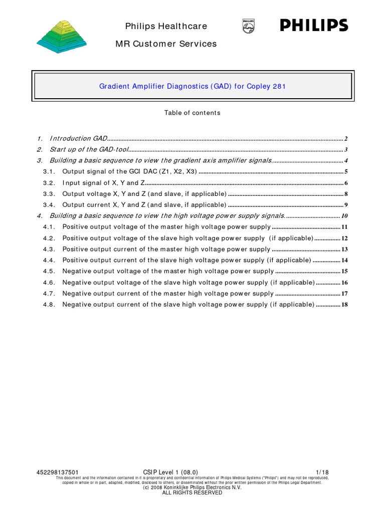 Gradient Amplifier Diagnostics (GAD) For Copley 281 | PDF | Amplifier ...