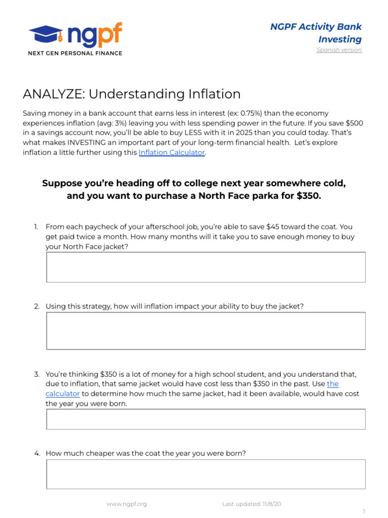 ANALYZE - Understanding Inflation | Download Free PDF | Inflation ...
