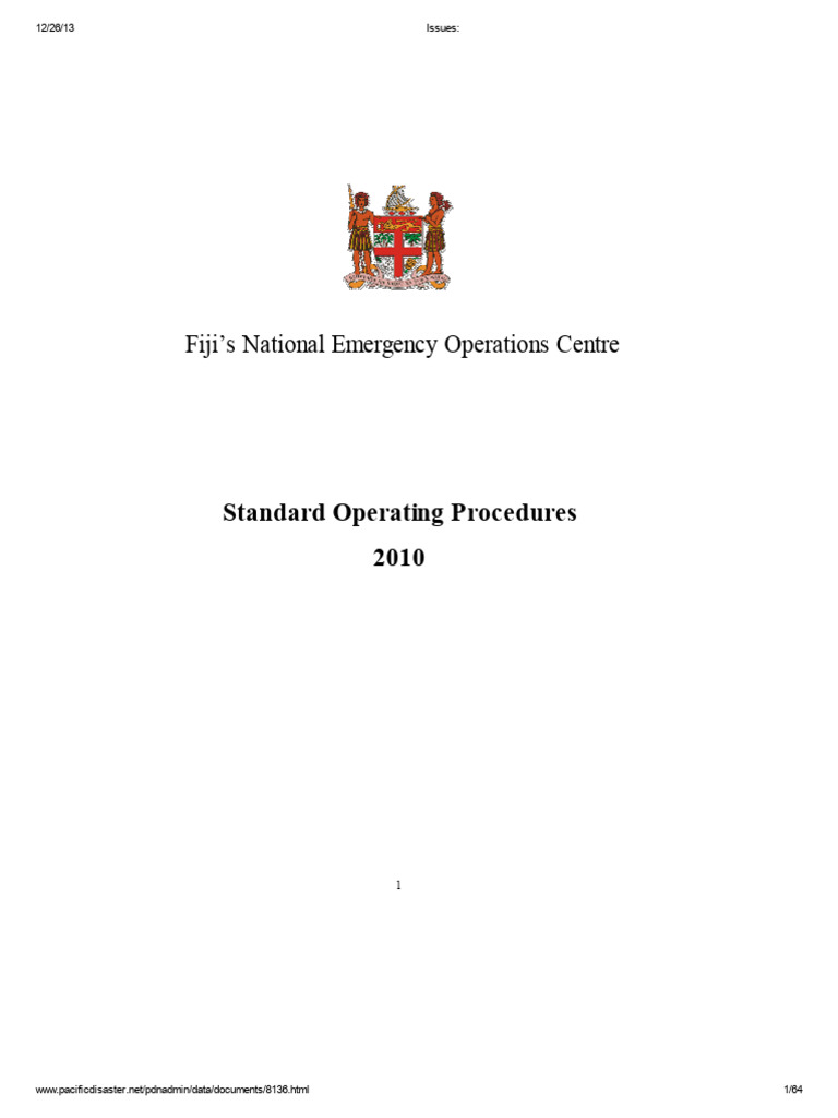 National-Emergency-Operations-Centre-Standard-Operating-Procedures-2010 ...