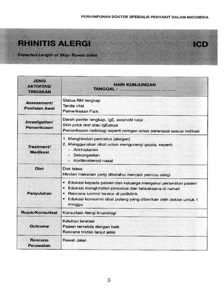 Rhinitis Alergi | PDF