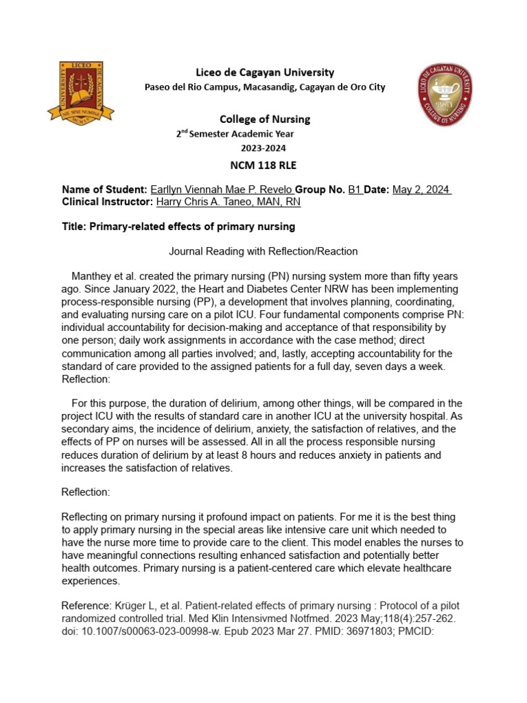 Journal Cholelithiasis | PDF | Nursing | Intensive Care Unit