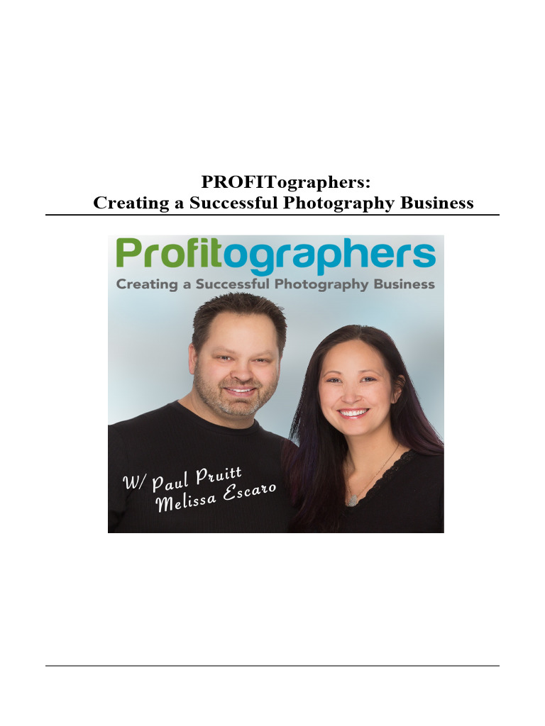 PROFITographers Final 4 Free | PDF | Liability Insurance | Photographer