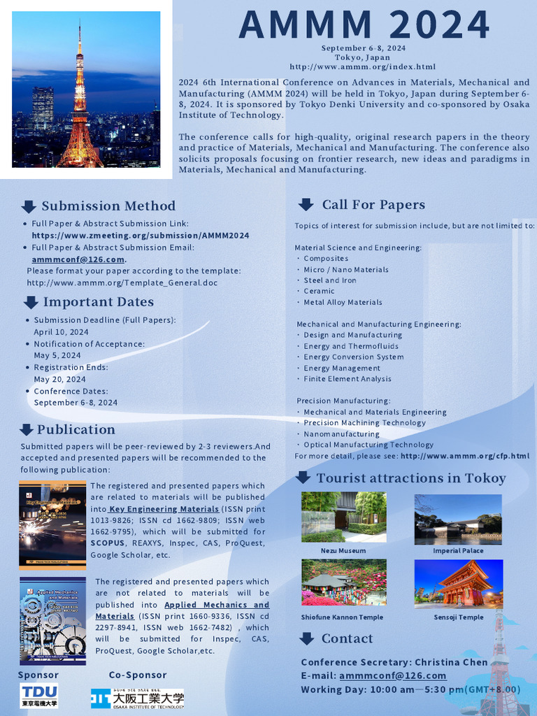 Call For Papers Submission Method | PDF | Materials Science | Engineering