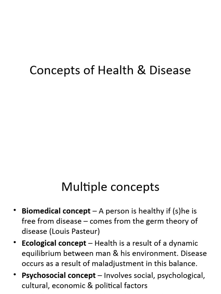 Understanding Health Concepts and Indicators | PDF | Quality Of Life ...