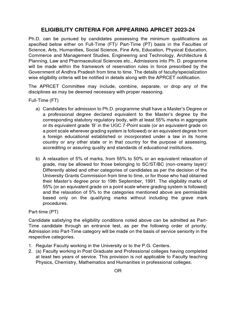 RCET2023-24 Eligibility V3 | PDF | Academic Degree | Engineering