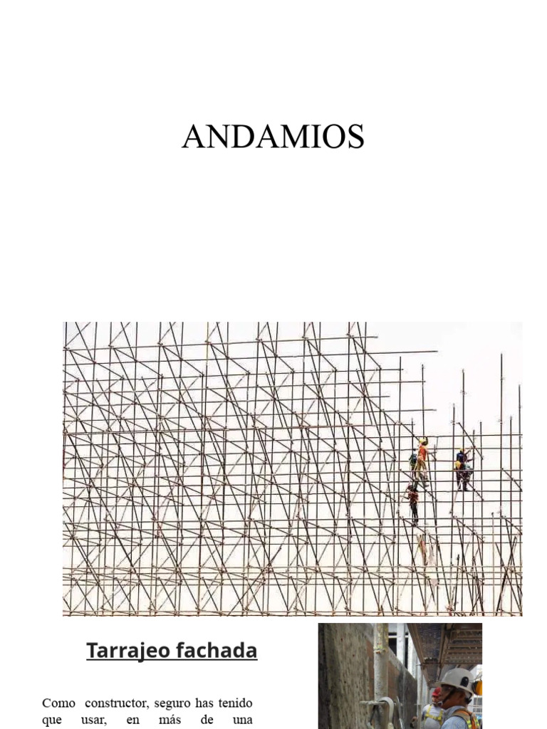 ANDAMIOS | PDF | Andamio