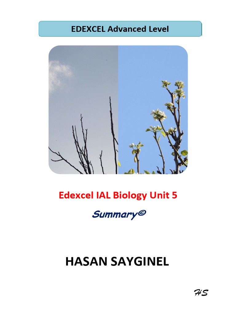 Biology Unit 5 | PDF