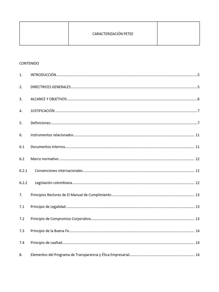 Caracterización del Programa PETEE | PDF | Corrupción política | Business