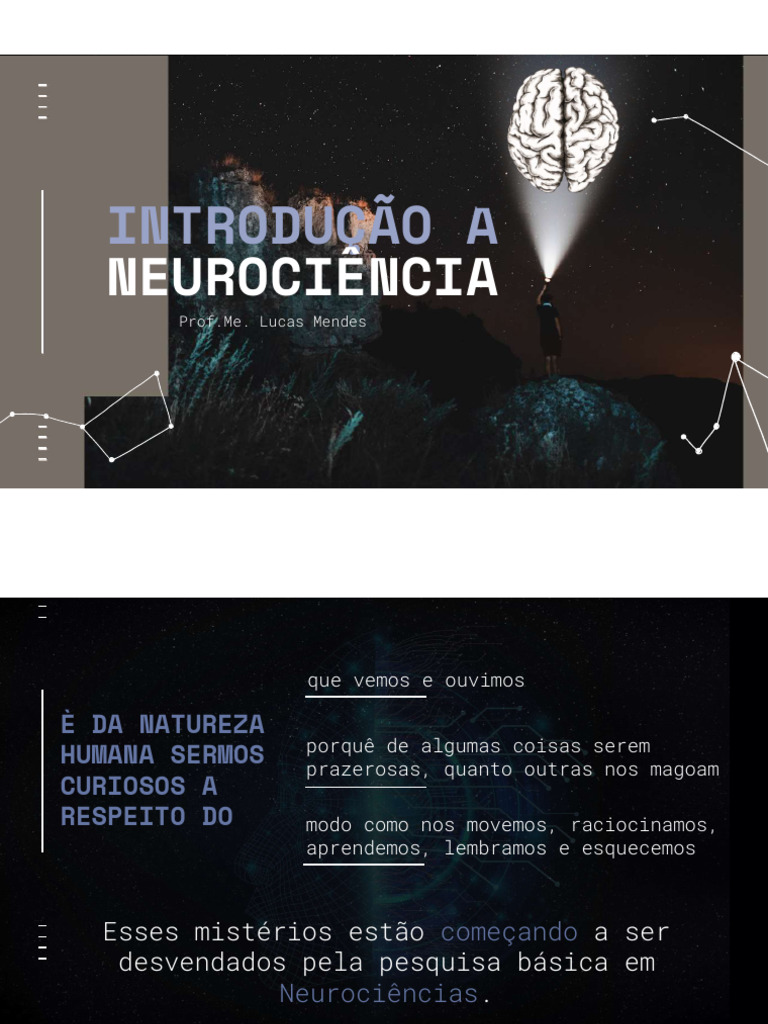Aula 1 - Introdução A Neurociência | PDF | Neurociência | Science