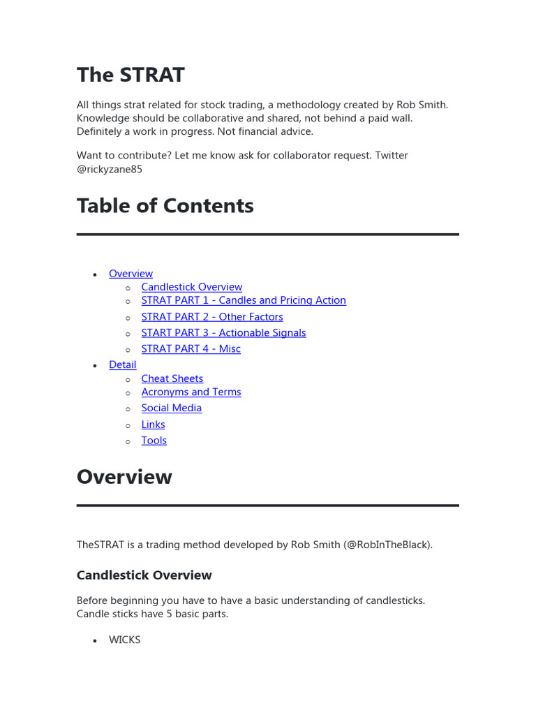 The STRAT | PDF | Prices | Chart