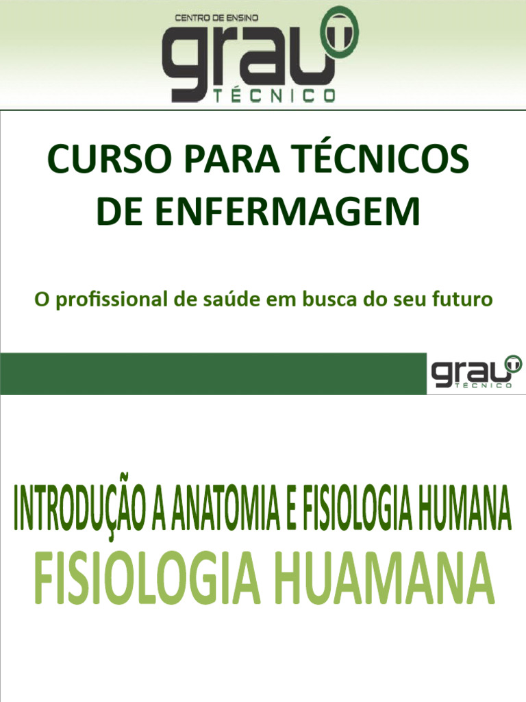 01-Anatomia e Fisiologia | PDF | Corpo humano | Anatomia