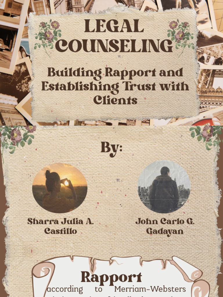 For BUILDING RAPPORT | PDF