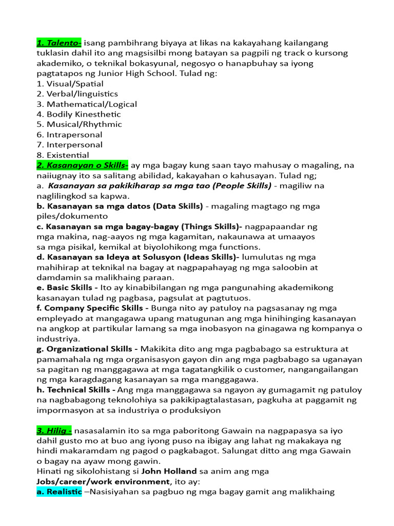 ESP-9-Q4-Reviewer | PDF