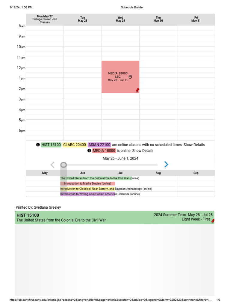 Schedule Builder-Merged | PDF | Textbook | Learning