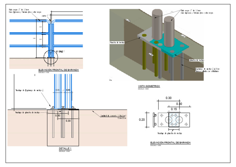 01-Detalle Final de Baranda | PDF