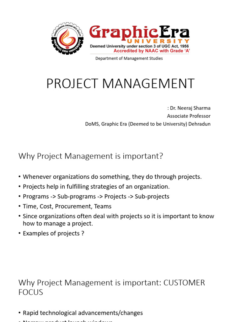 Project Management PDF | PDF | Project Management | Goal