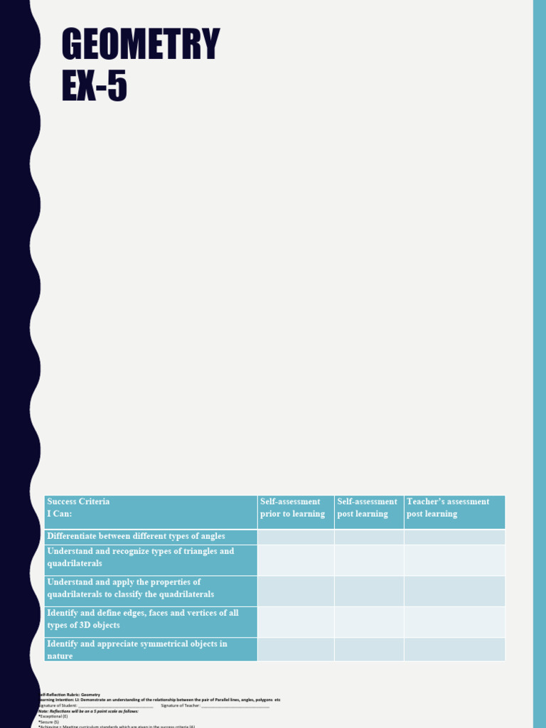 Gr6 Geometry Pdf Rectangle Euclidean Plane Geometry