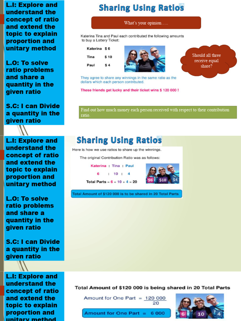 Ratio and Proportion Day 2 | PDF | Ratio | Quantity