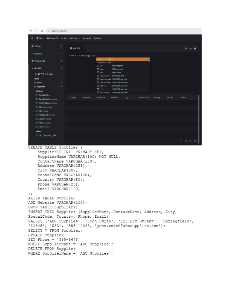 MS SQL | PDF MS SQL | PDF