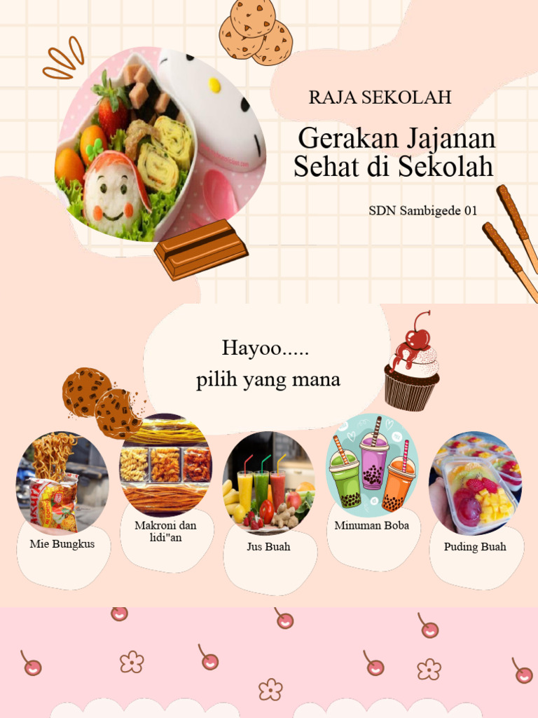 Materi Gerakan Jajanan Sehat Di Sekolah | PDF