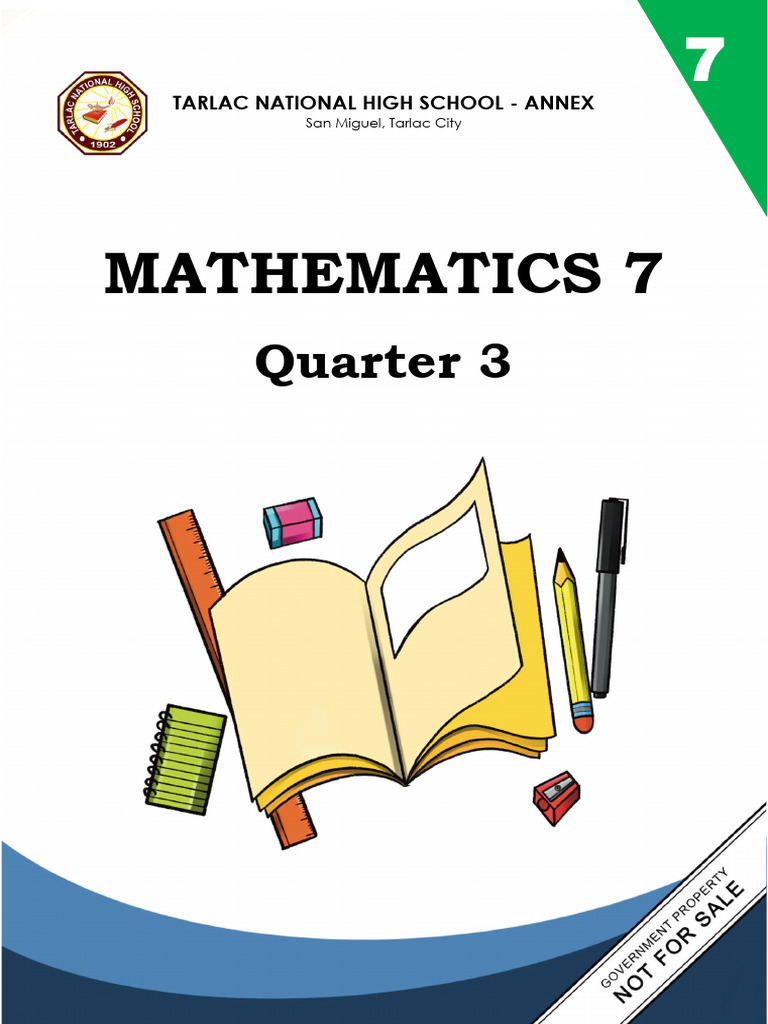 MATH7 3rd Quarter Summarized Lessons | PDF | Line (Geometry) | Angle