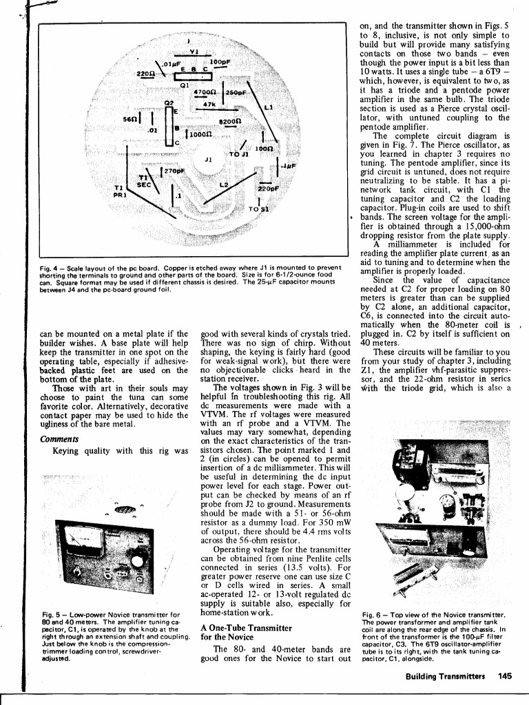 One Tube Transmitter 40-80 | PDF