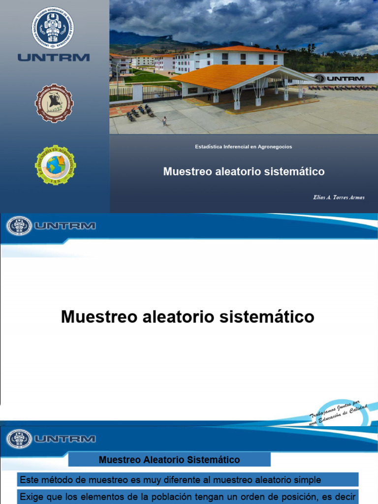 Semana 3. Muestreo Aleatorio Sistemático | PDF | Muestreo (Estadísticas ...