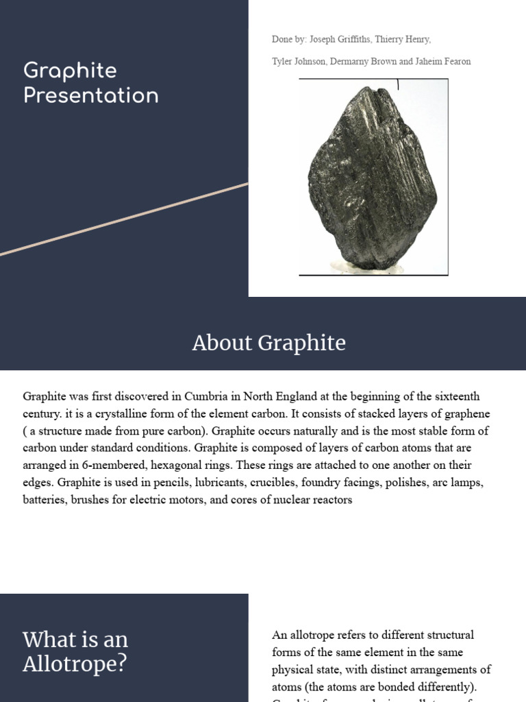 Graphite | PDF | Chemical Polarity | Carbon