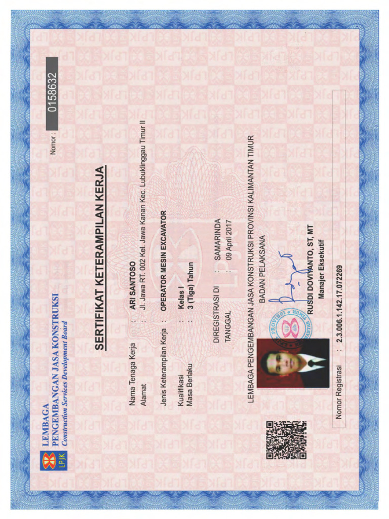 SKT Operator Mesin Excavator - 1 | PDF