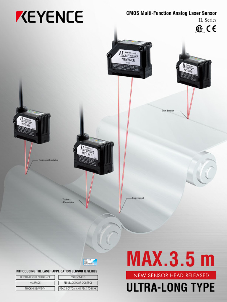 IL Series Laser Sensor Overview | PDF | Sensor | Welding