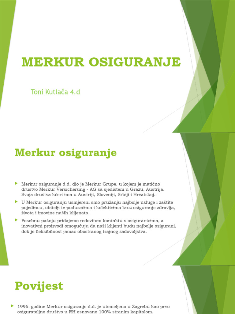 Merkur Osiguranje | PDF