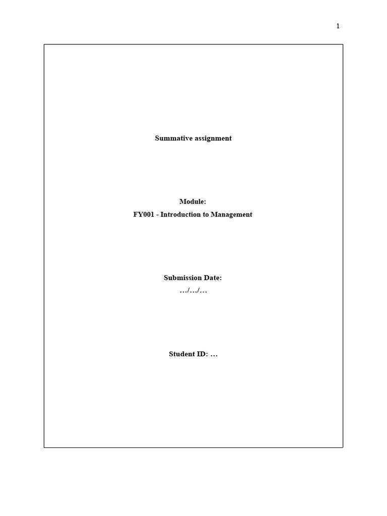Assignment Guide ITM | PDF | Human Communication | Business