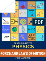 Force and Laws of Motion - Shobhit Nirwan | PDF | Force | Momentum