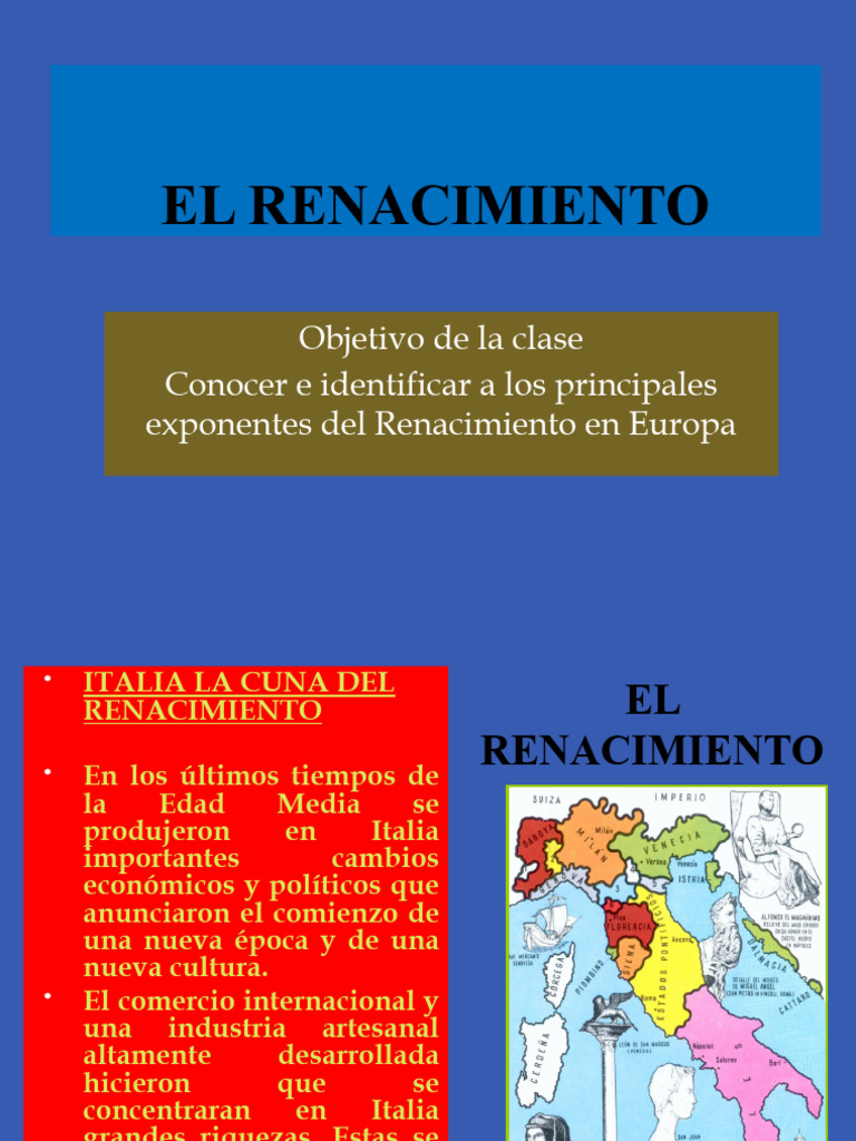 El Renacimiento 2020 | PDF | Renacimiento | Miguel Ángel