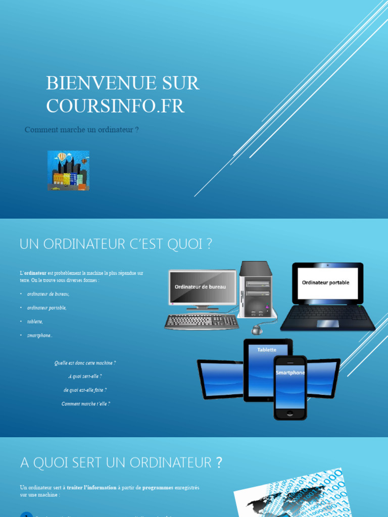 Comment Marche Un Ordinateur | PDF | Système d'exploitation | Application