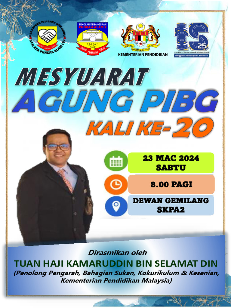 BUKU PROGRAM AGM PIBG 2024 Latest | PDF