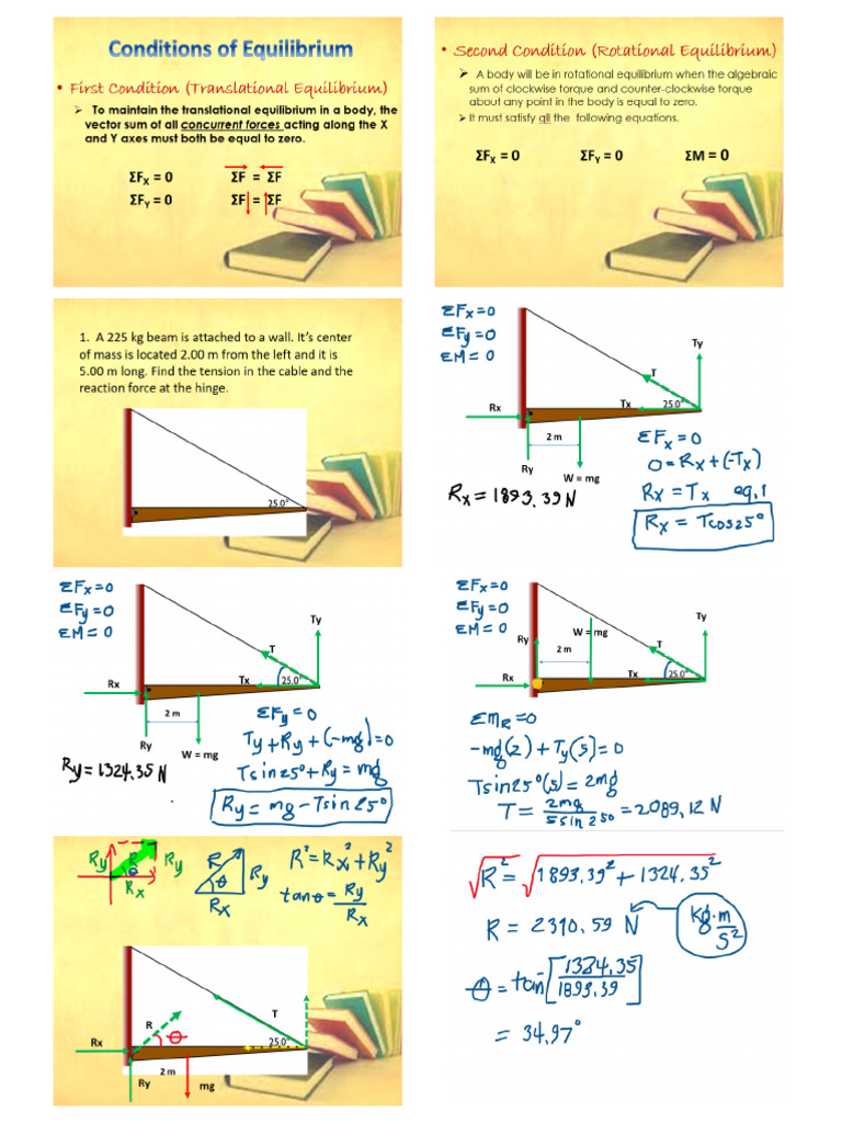Physics Equilibrium | PDF