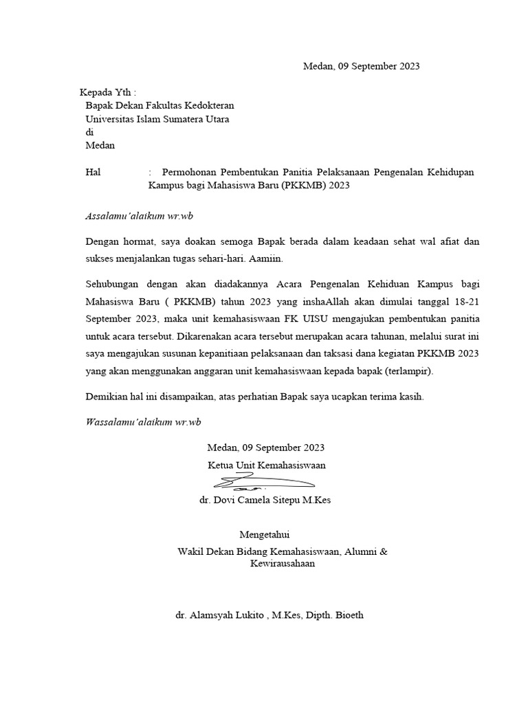 Panitia - PKKMB 2023-1 | PDF | Perjalanan | Kesehatan Holistik