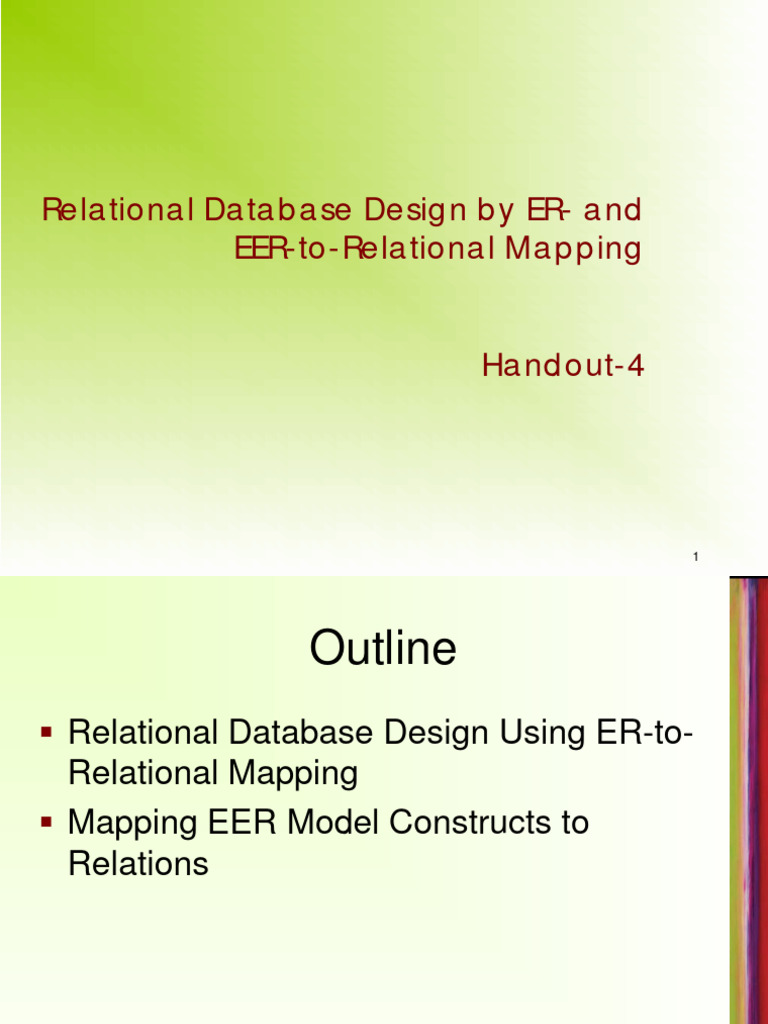 DIRM - 4-Relational DB Design | PDF | Relational Model | Inheritance (Object Oriented Programming)