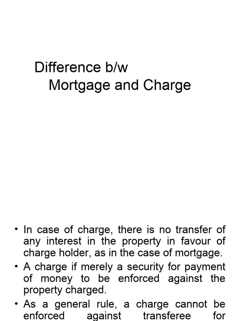 1000 - Difference BW Mortgage | PDF