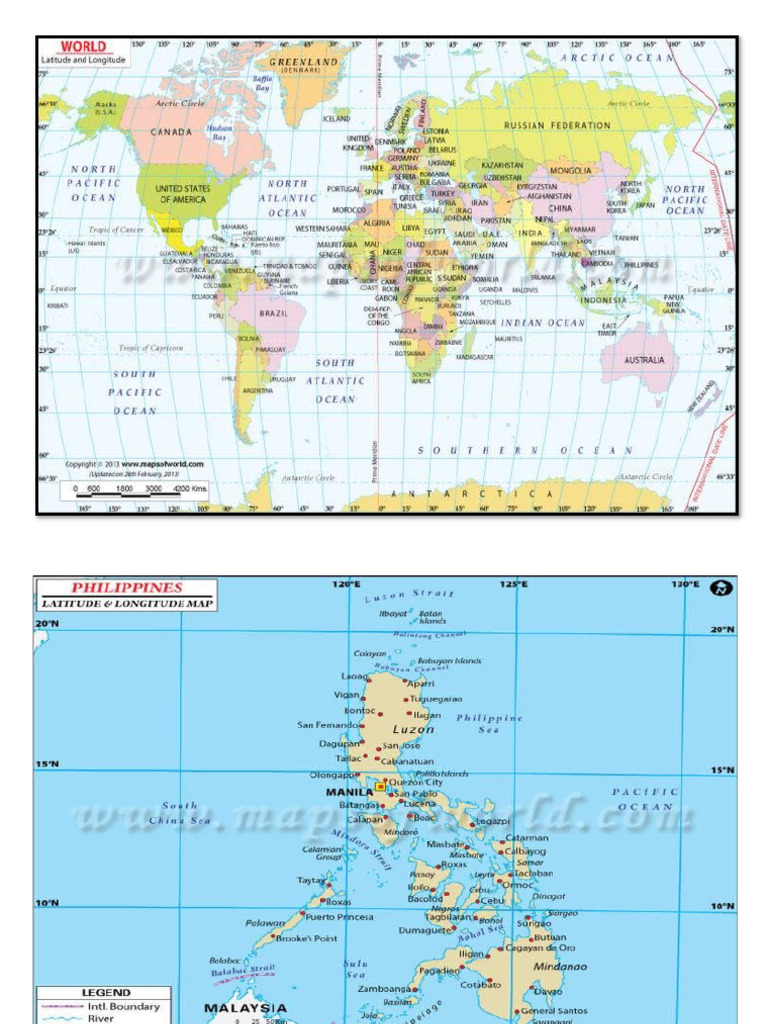 World Map & Phil Map | PDF