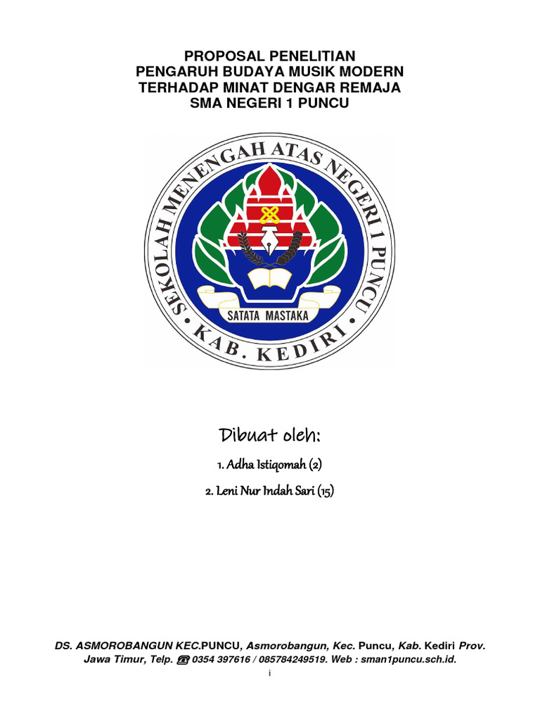 Contoh Tugas Proposal Penelitian Sosial | PDF | Ilmu Sosial