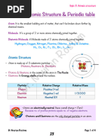 Edexcel GCSE Chemistry Periodic Table | PDF