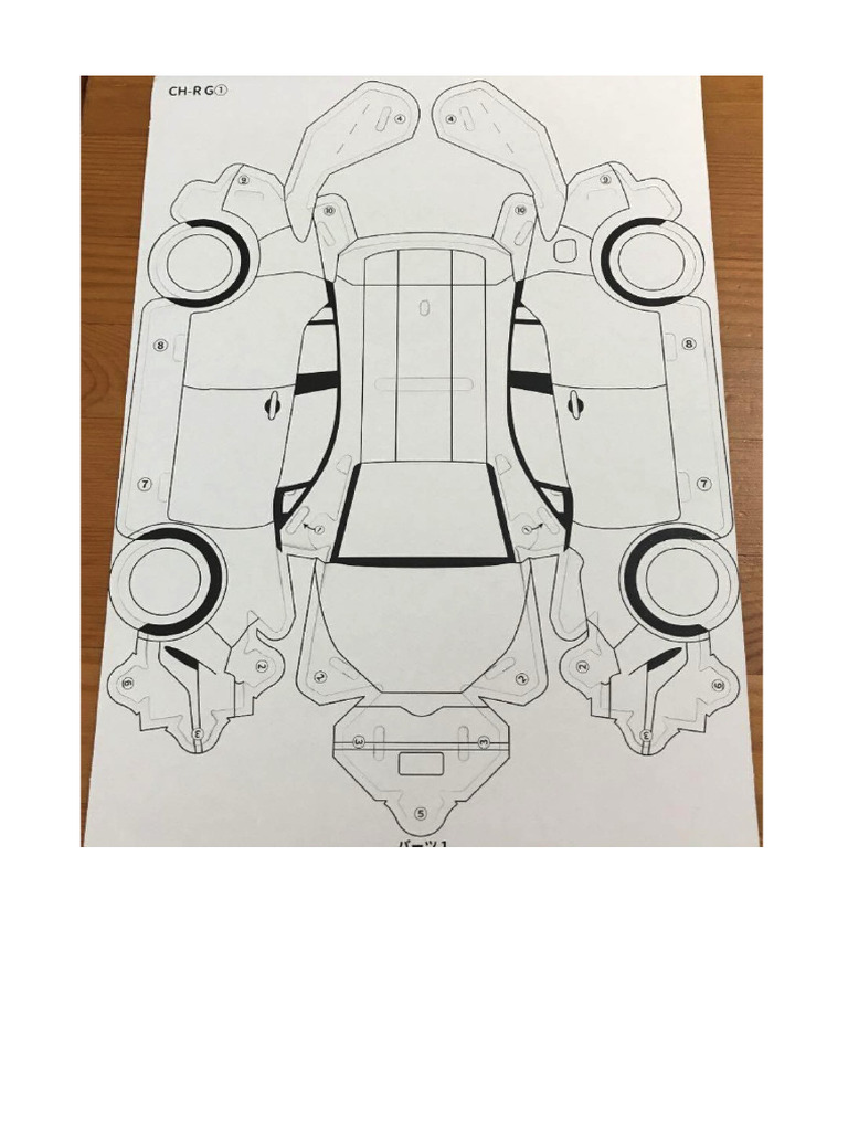 Papercraft - Toyota C-HR | PDF